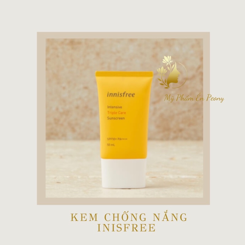 Innisfree Intensive Triple-Shield Sunscreen SPF 50 + / PA + + + + 50ml. | Shopee Malaysia