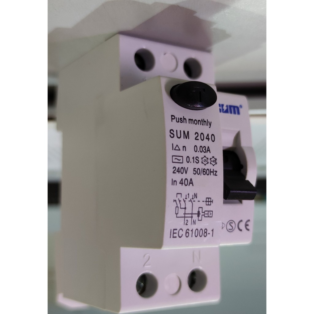 SUM RCCB /ELCB/ 40A / 63A / 100A / 2 POLE / 4 POLE / 30ma / 100ma / 6kA ...