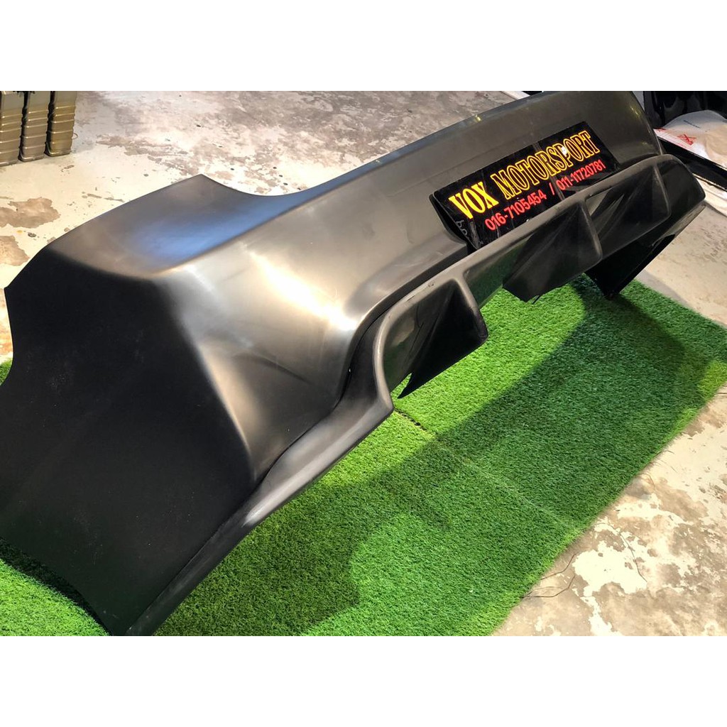 1honda civic fd type r bumper belakang pp js racing fit untuk honda ...