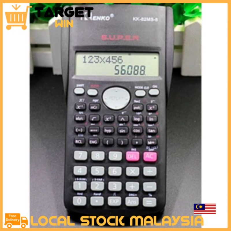 Kalkulator Ilmiah Scientific Calculator Untuk Sekolah Dan Pejabat ...
