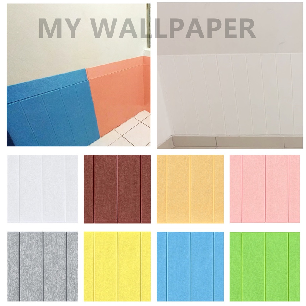 【TEBAL WALLPAPER】9 JENIS PLAIN Kertas Dinding Warna pepejal pelekat ...