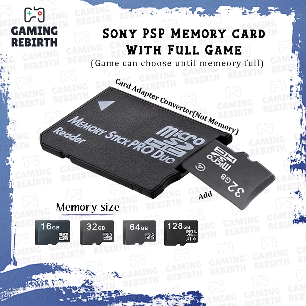 PSP MICRO SD TO MEMORY STICK MS PRO DUO ADAPTER CONVERTER / MEMORY CARD ...