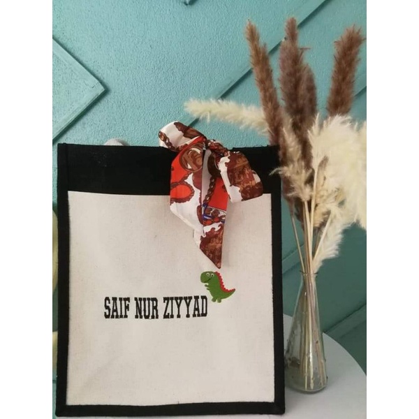 Bag Susu Anak (Tote Bag Sulam Nama) | Shopee Malaysia
