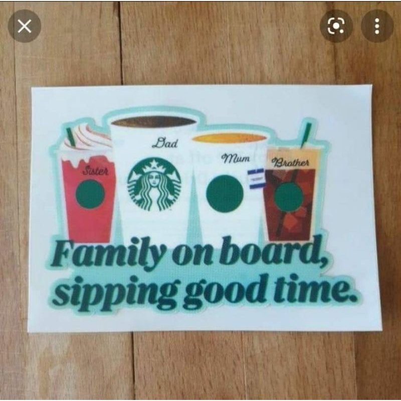 Starbucks Car Sticker | Shopee Malaysia