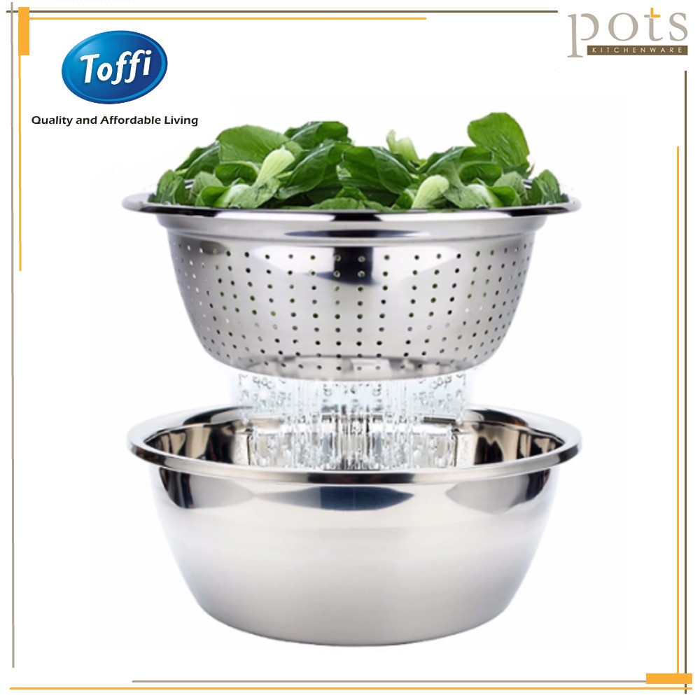 Toffi Thickened High Quality Stainless Steel Vegetable Fruits Washing ...