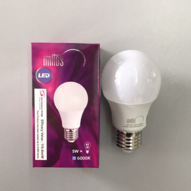 Imitos LED Bulb SA55 5W E27 | Shopee Malaysia