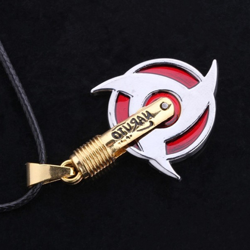 Anime Naruto Sharingan Pendant Necklace Uchiha Itachi Sasuke Cosplay ...