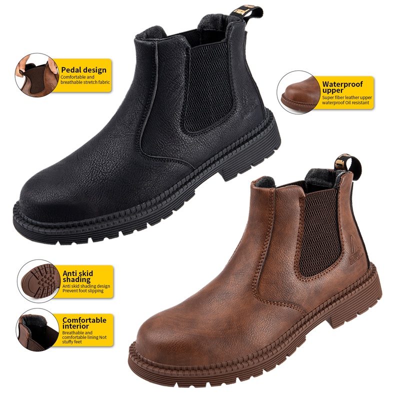 READY STOCK Safety Boots High Cut Kasut Safety Heavy Duty Tahan Lasak ...