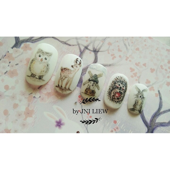 Nail Art Custom Made （手绘） | Shopee Malaysia