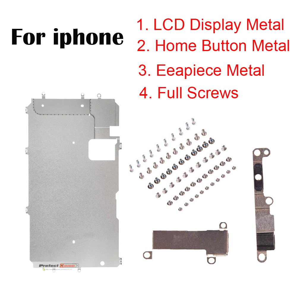 1set For iPhone 5 5S SE 6 7 8 PLUS LCD Screen Holder Inner Metal Plate ...