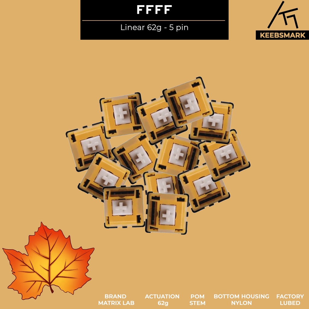Ffff Switch Linear 62g Keyboard | Shopee Malaysia