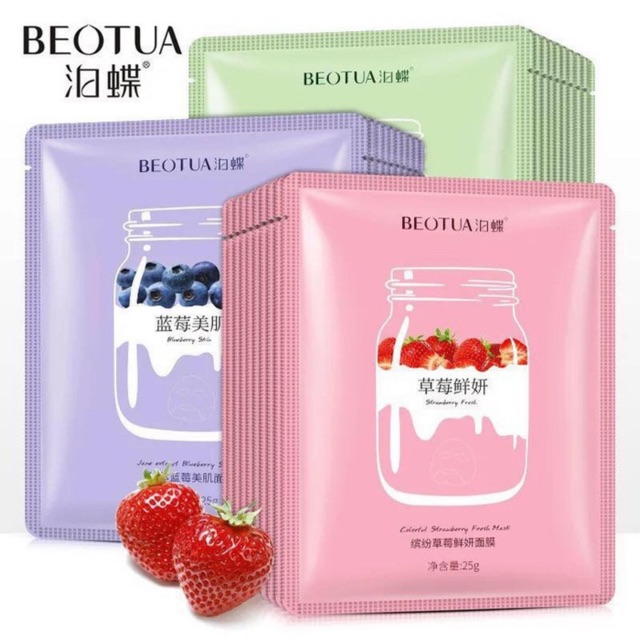 Beotua YOGURT FRUIT MASK-SHEET MASK | Shopee Malaysia