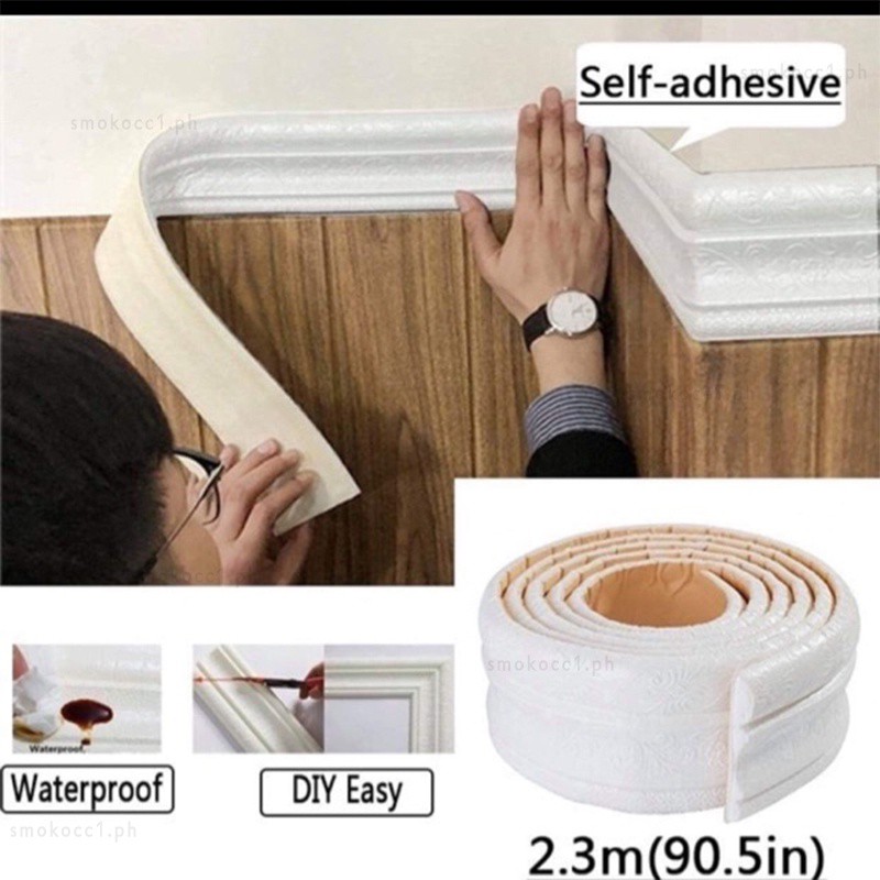 wallpaper dinding wallpaper waist line TV background wall stickers ...