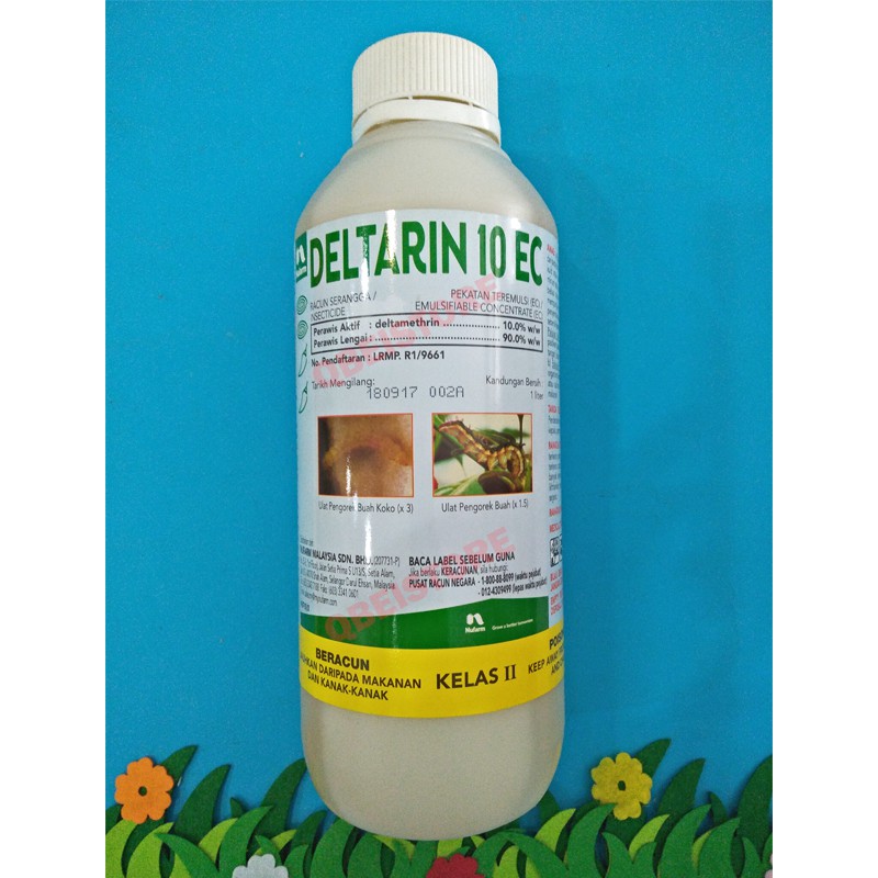 Deltarin 10EC 1L - Sesuai Untuk Koko dan Cili - Mengawal dan menghapus ...