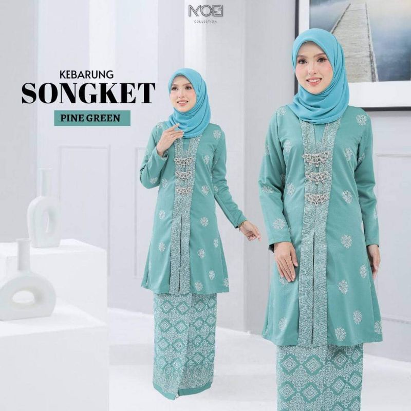 [ kebarung songket ] kebaya songket, kebarung moden . songket bunga ...