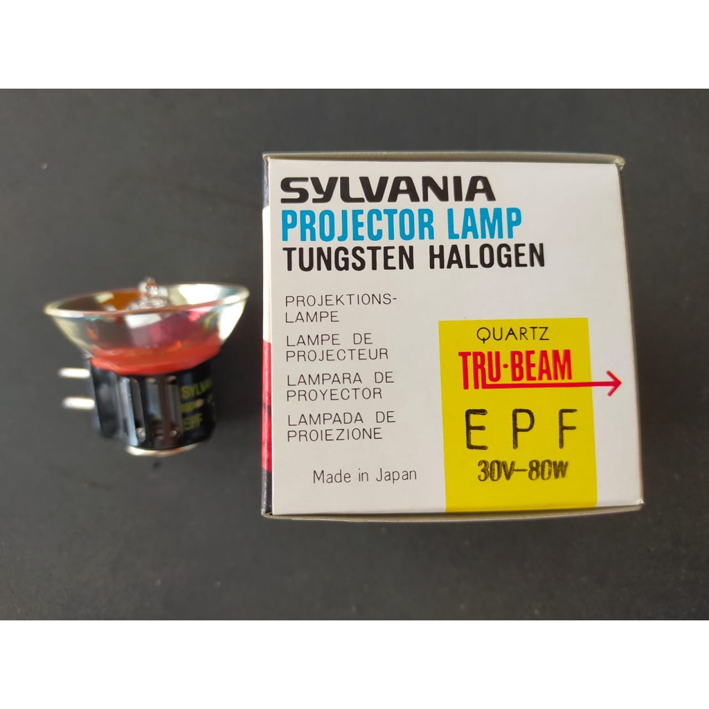 Sylvania EPF 30V 80W GX7.9 Halogen Projector Lamp (made in Japan ...