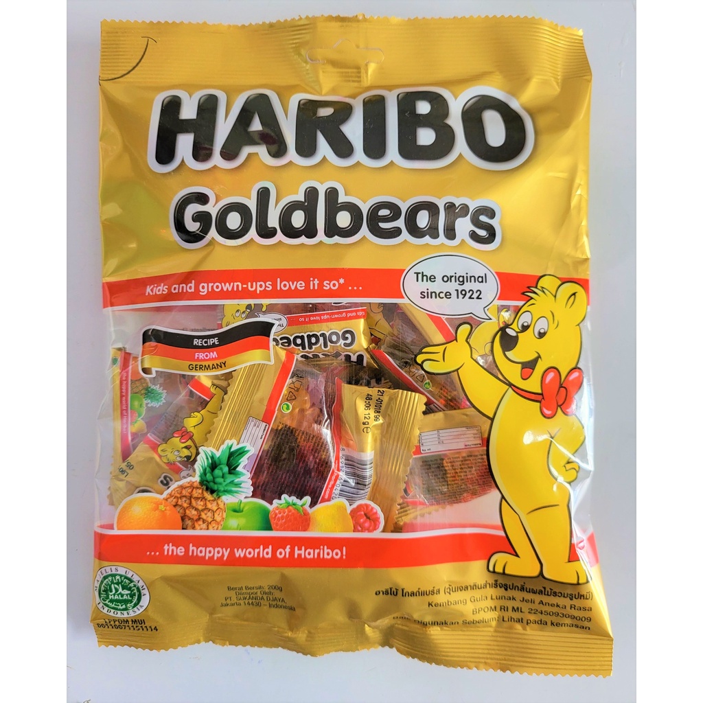 [200g pack - GOLDBEARS] NATURAL Fruit FLAVOR BEAR Gummy Candy [Turkey ...