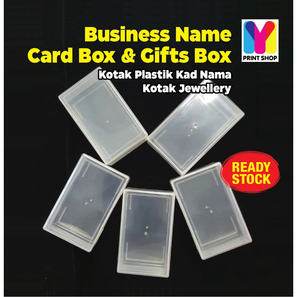 Business Name Card Box Gifts Box Kotak Plastik Kad Nama Kotak Jewellery ...