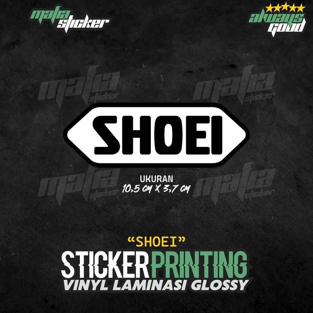 HELMET SHOEI PRINT CUT STICKER/STICKER | Shopee Malaysia