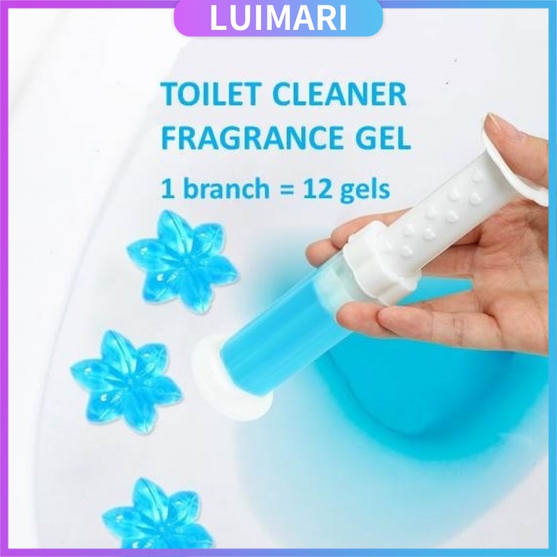 Korean Toilet Bathroom Push Type Scrubble Bubble Cleaner Cleaning Click ...