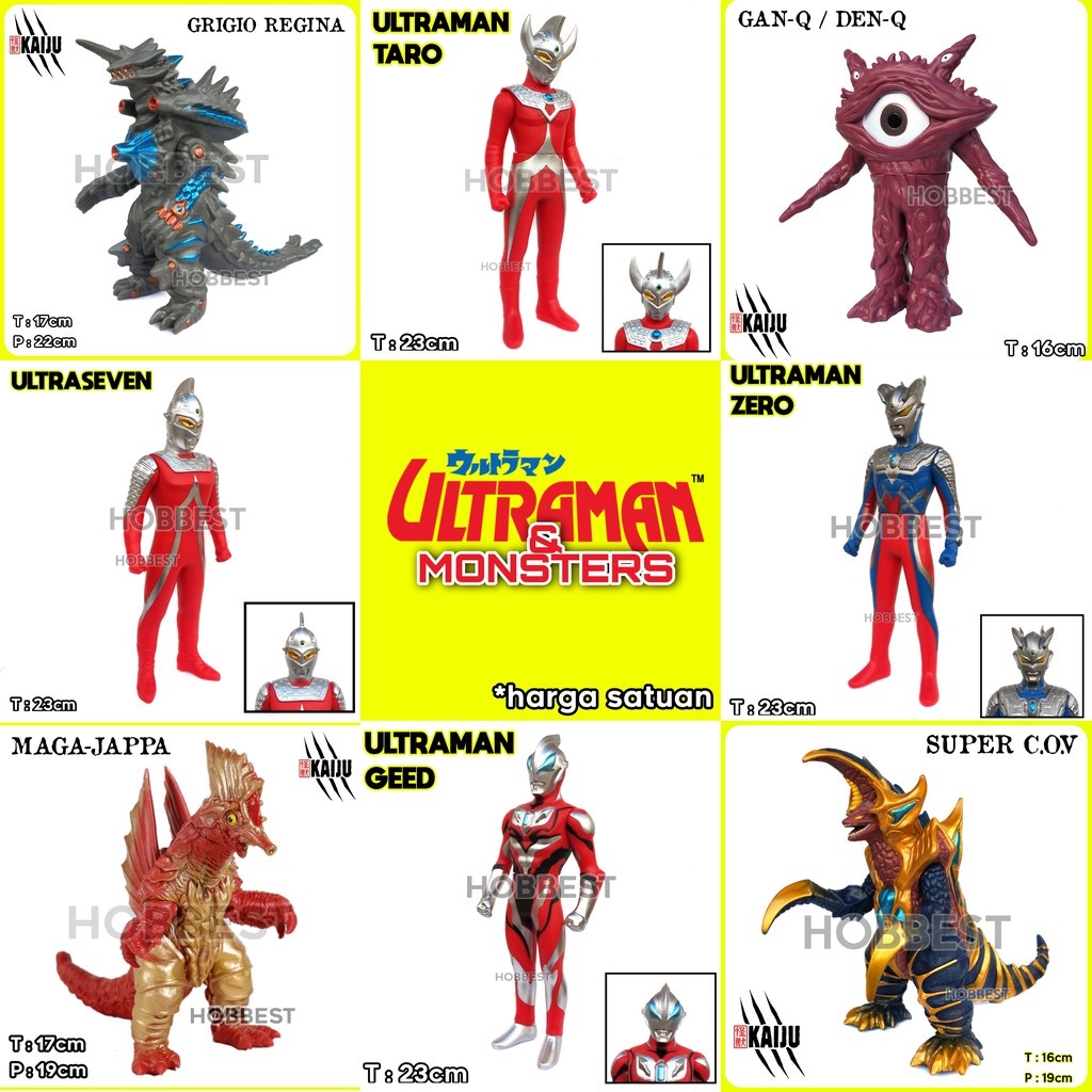 Ultraman vs MONSTER KAIJU - Action Figure Miniature Display Toy Gift ...
