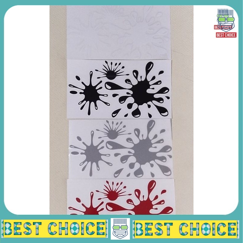 STIKER KERETA SPLASH CORAK TAMPAL CALAR CUTTING STICKER | Shopee Malaysia