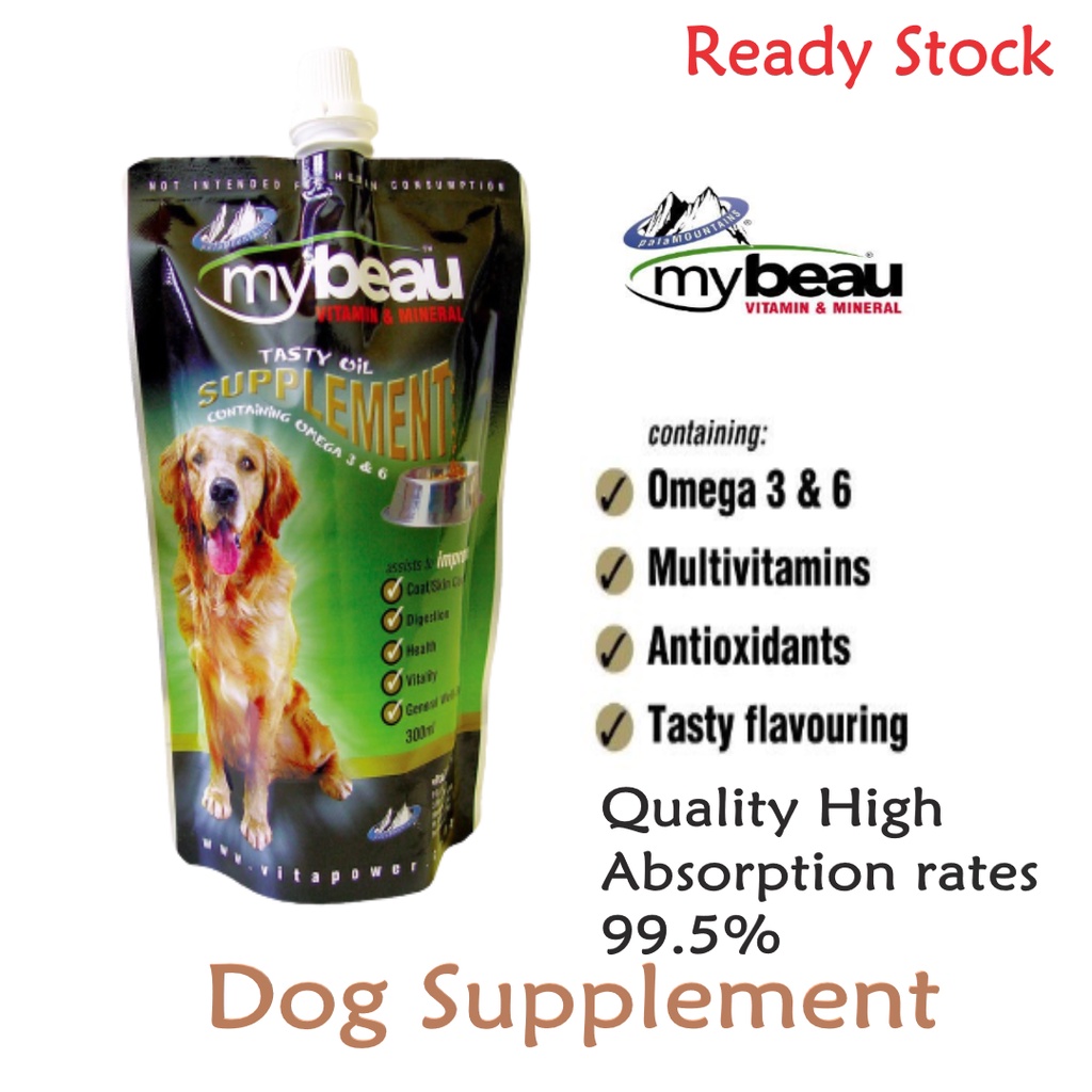 MyBeau Vitamin & Mineral Tasty Oil Dog & Cat Supplements / Dogs Vitamin (300ML) | Shopee Malaysia