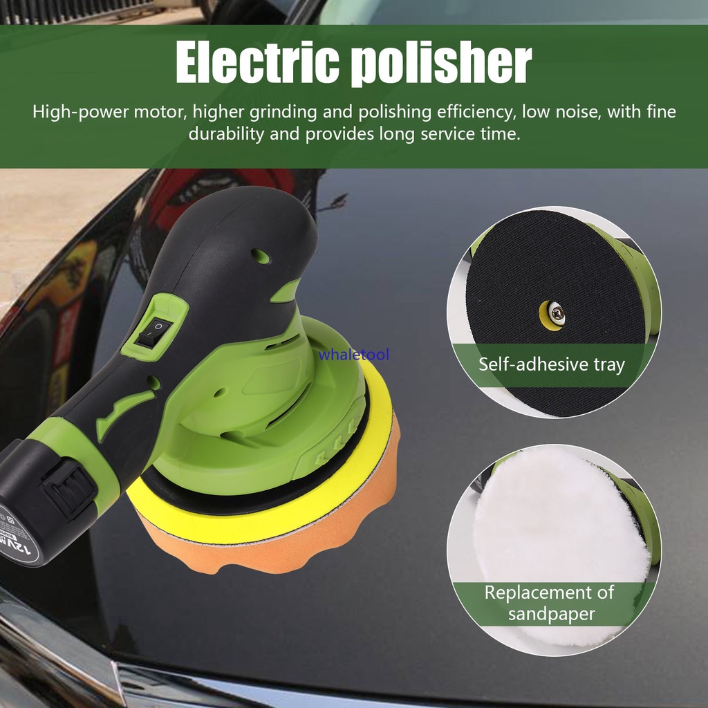 Cordless Electric Polisher 6 Gears of Speed Car Polisher Adjustable ...