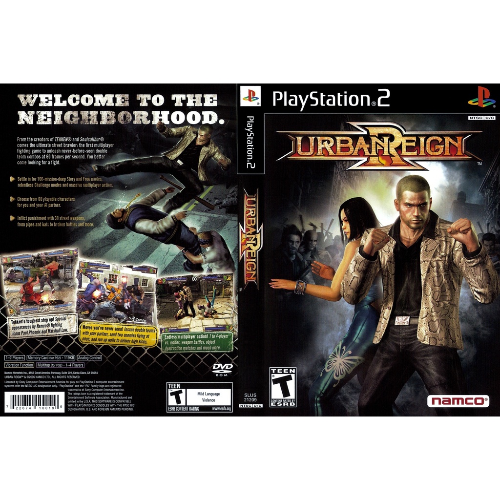 🔥PS2 CD DVD Games🔥 Urban Reign (DVD Game) | Shopee Malaysia