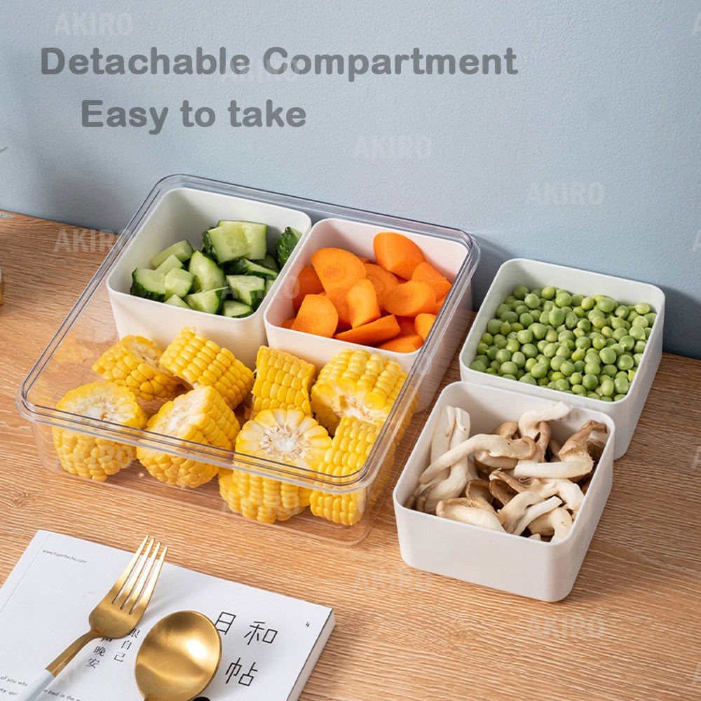 AKIRO Dried Food Storage Snack Fruits storage Box Candy Tray Goods ...