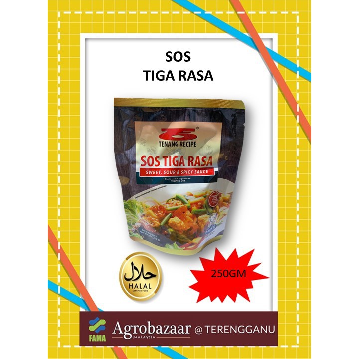 SOS TIGA RASA TENANG RECIPE 250G | Shopee Malaysia