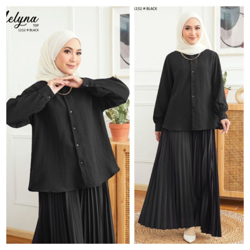New! Nadra Palazzo + Melyna Blouse Set. Baju Outing. OOTD! | Shopee ...