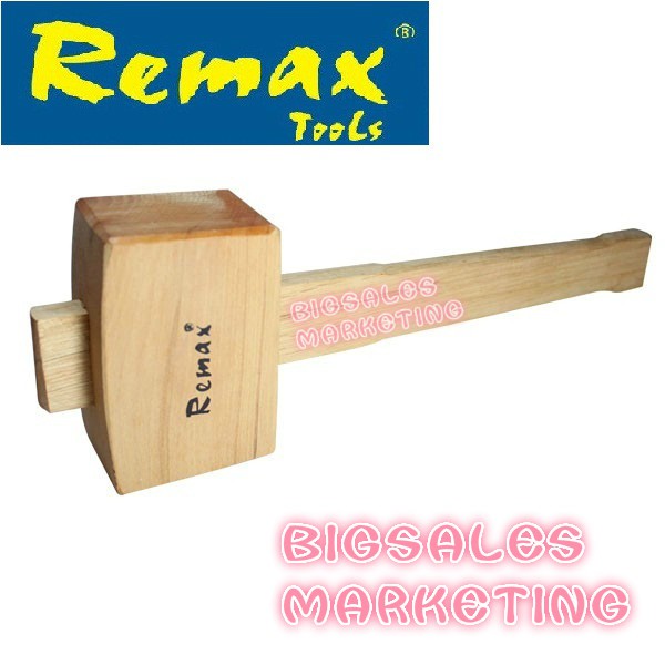 2" X 4" REMAX Wood Wooden Mallet Hammer / Tukul Kayu | Shopee Malaysia