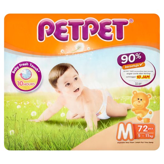 PETPET Tape Diaper Mega Packs M72 (1PACK) | Shopee Malaysia