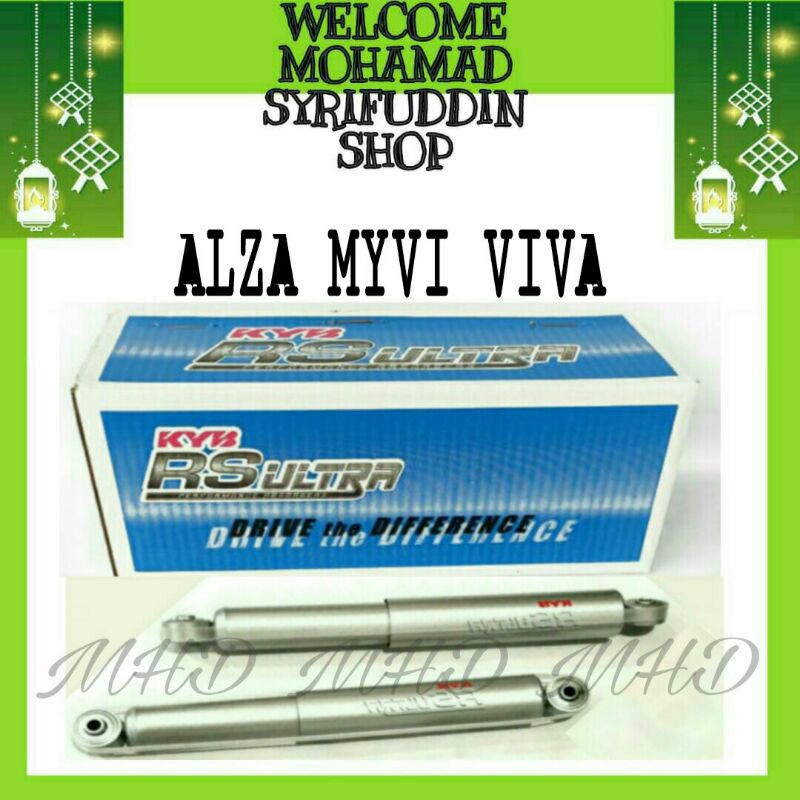 KYB RS ULTRA ALZA MYVI VIVA SHOCK ABSORBER REAR KAYABA HEAVY DUTY 1SET ...
