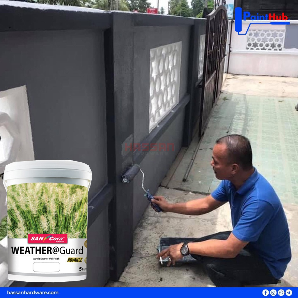 CAT BERWARNA UNTUK LUAR RUMAH // Sancora Weather @ Guard Advance 1 ...
