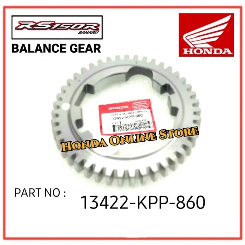 Balancer Gear Honda RS150 RS150R 100% Honda Original | Shopee Malaysia