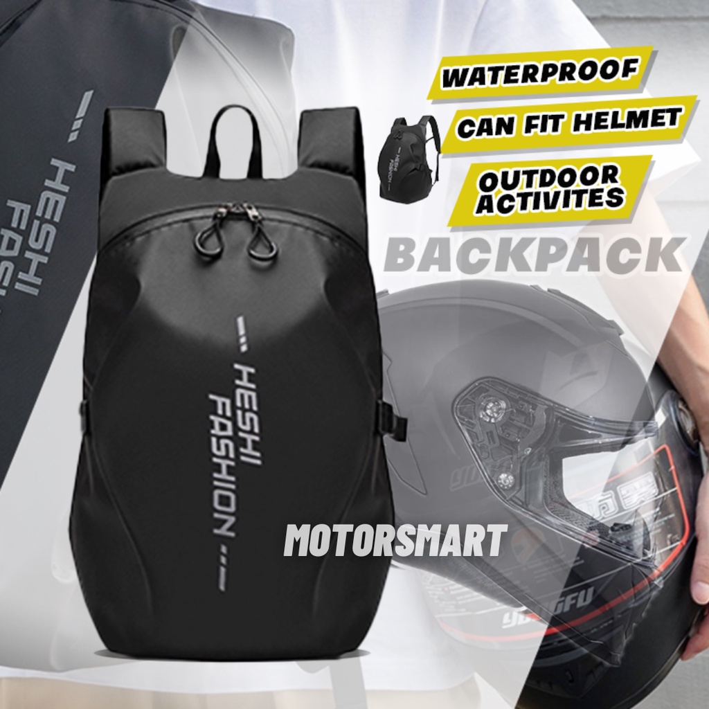 Waterproof Helmet Bag Rider Bag Sports Motorcycle Backpack Racing ...