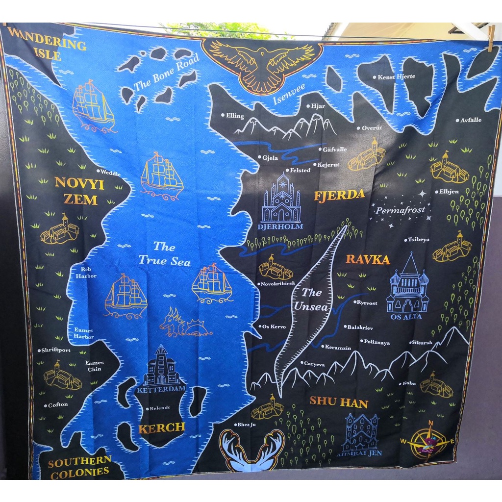 Map of the Grishaverse - Shadow and Bone Series/ Six of Crows series ...
