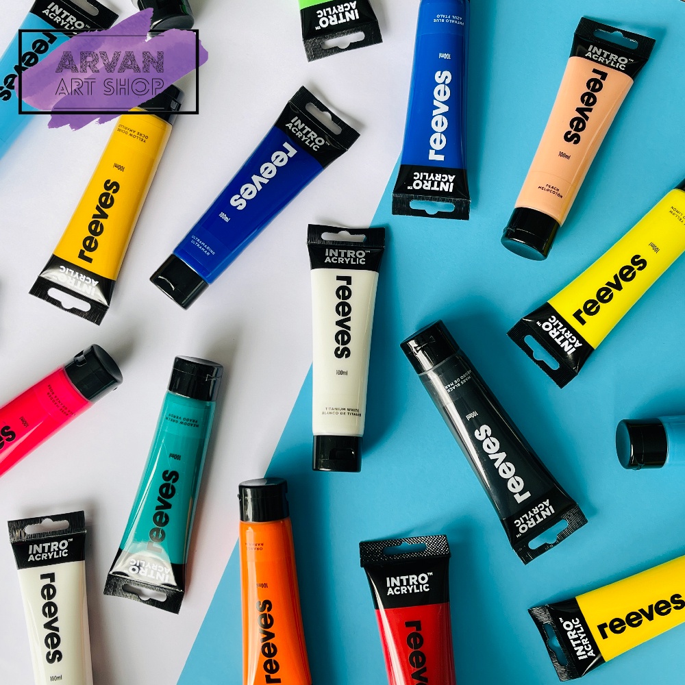 Reeves Intro Acrylic Paint Colour 100ml (New Packaging) | Shopee Malaysia