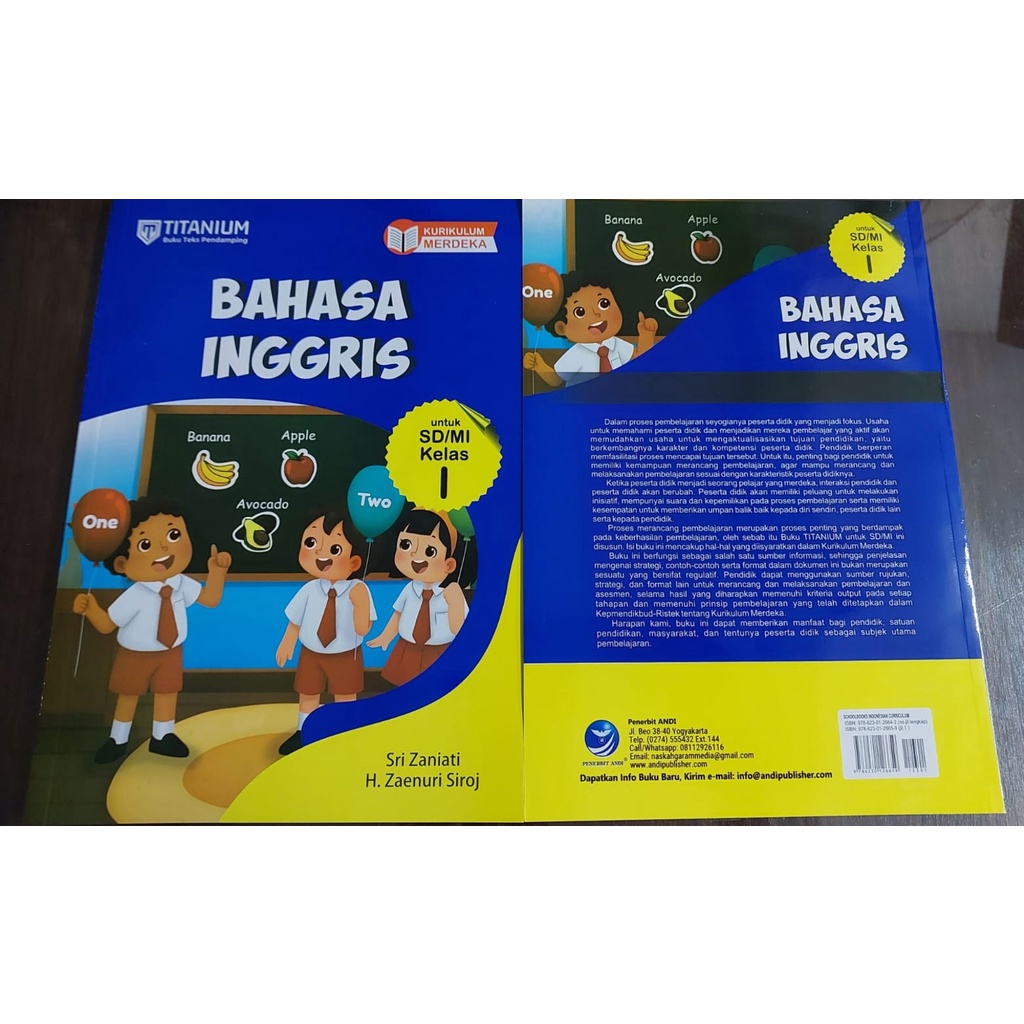 Titanium Book - English For SD/MI Class I, II, III, IV, V And VI ...