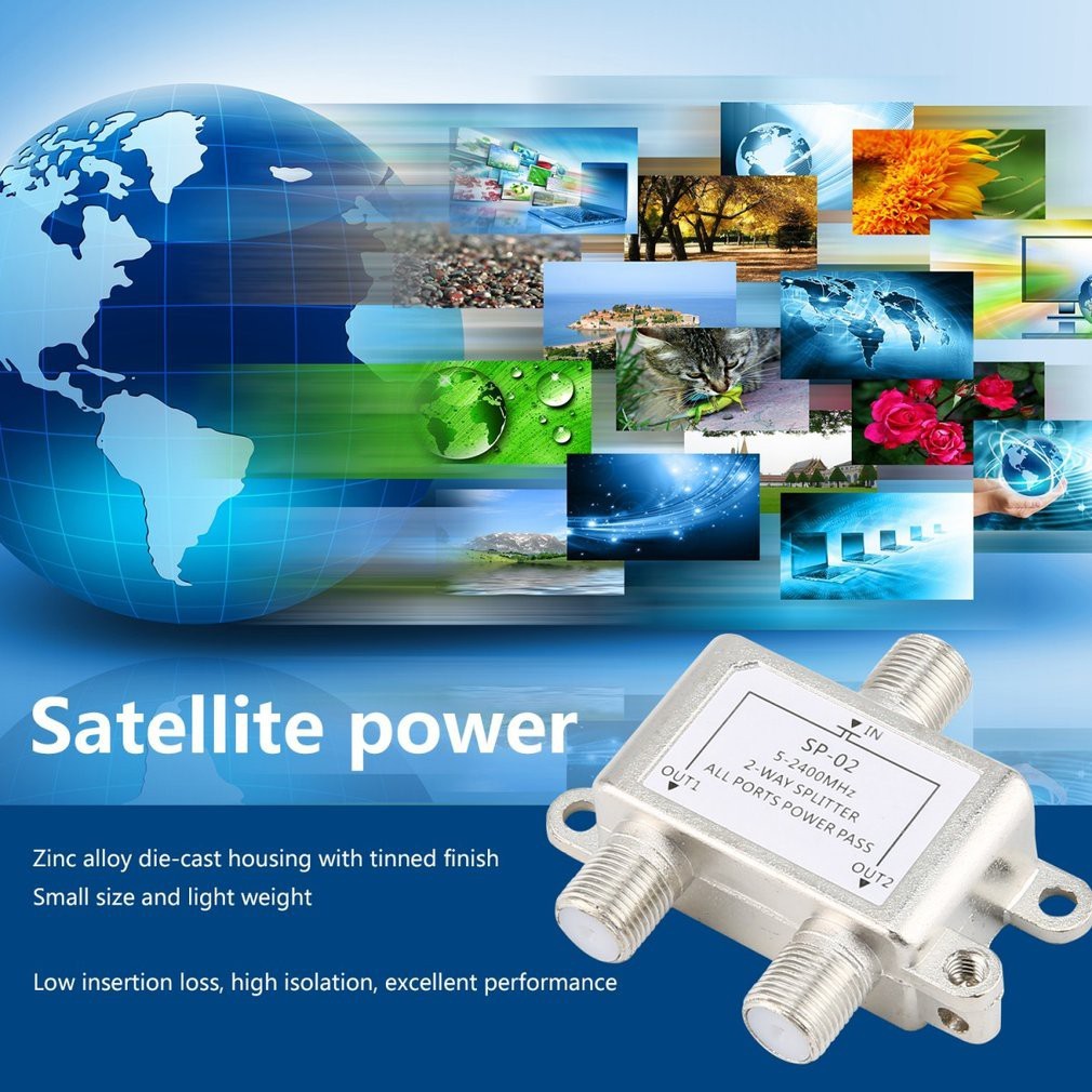 1 To 2 way Astro splitter With or Without Cable (Free ready installed ...