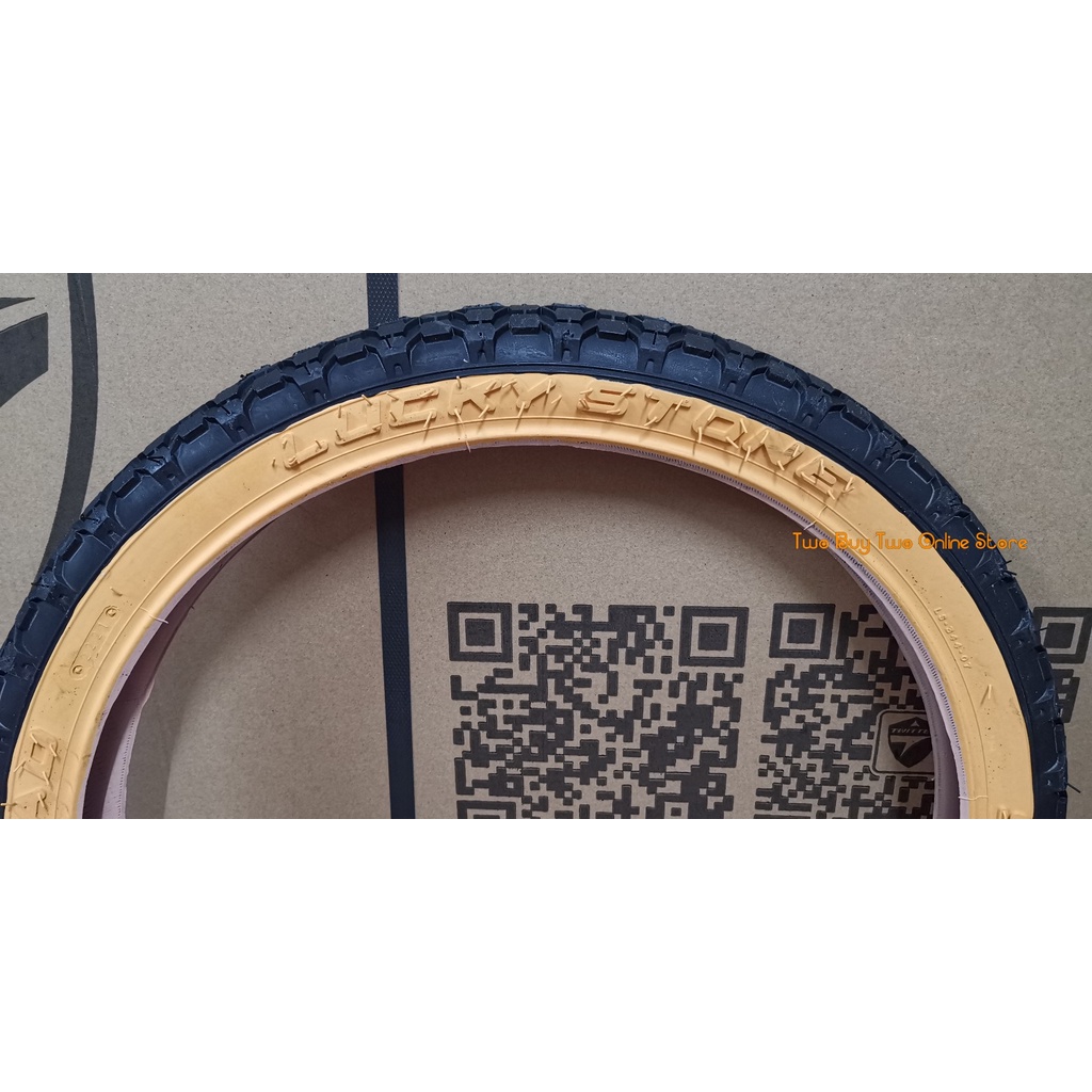 20'& 16' Folding Bike Bicycle Tire/Tayar Gum Wall BMX Tayar ( TAN WALL ...