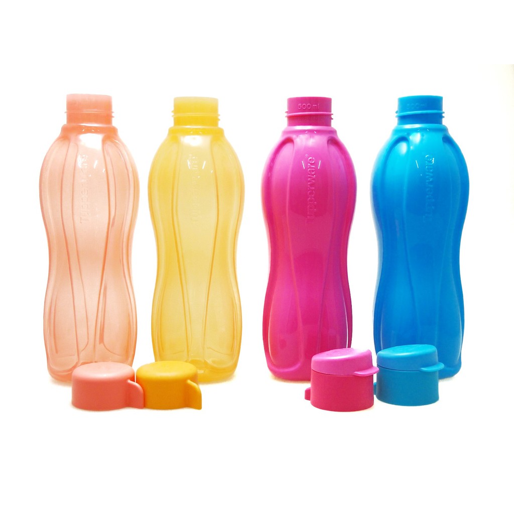 Air Botol Tupperware Eco Bottle Screw Cap Flip Top 500ml 1.5L 1L 2L ...
