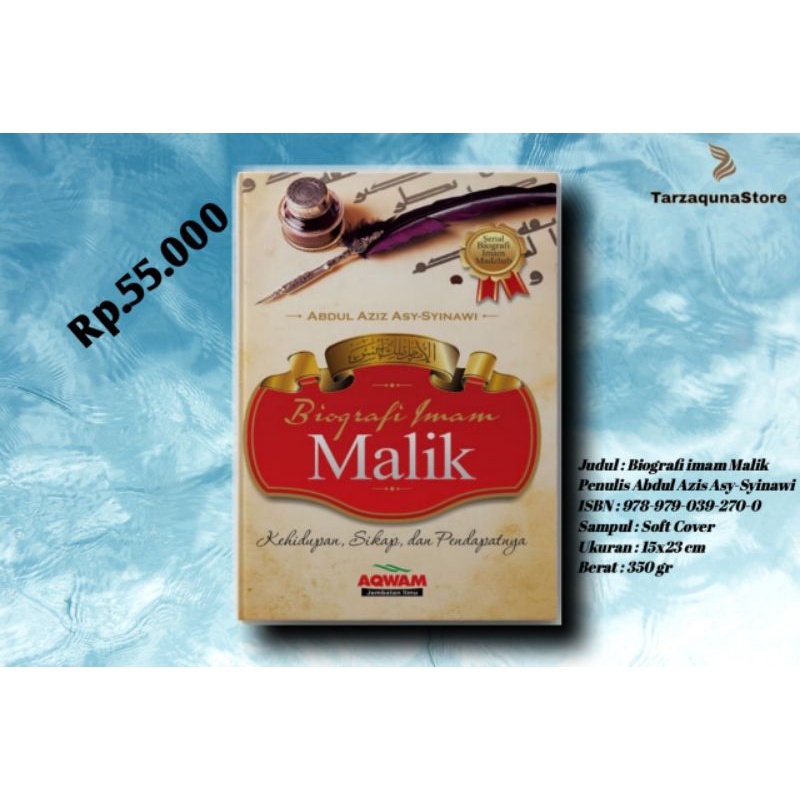 Biography of imam Malik's famous (Madzhab Maliki) | Shopee Malaysia