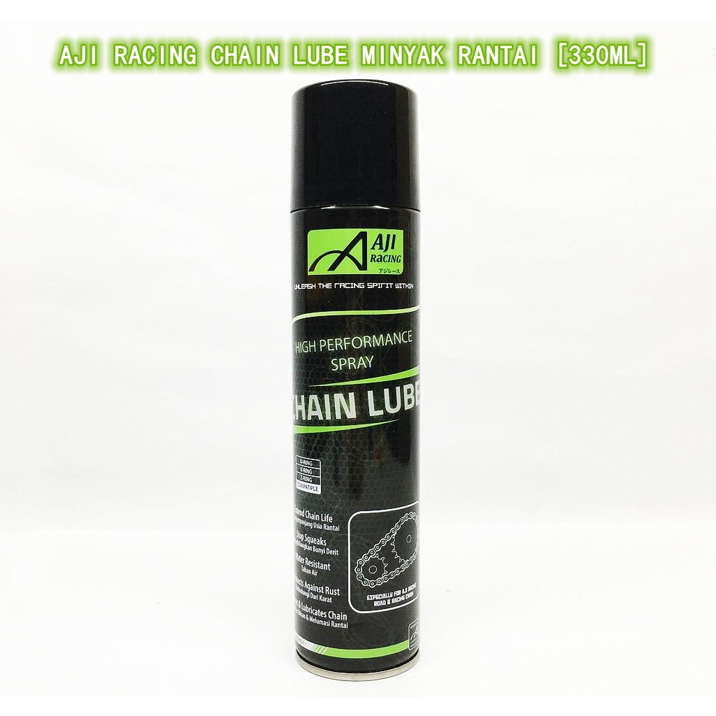 AJI RACING CHAIN LUBE MINYAK RANTAI SPRAY [330ML] | Shopee Malaysia