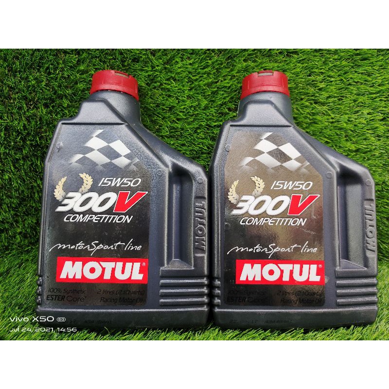 Motul 300V 15w-50 Fully Synthetic Engine Oil (2L) | Shopee Malaysia