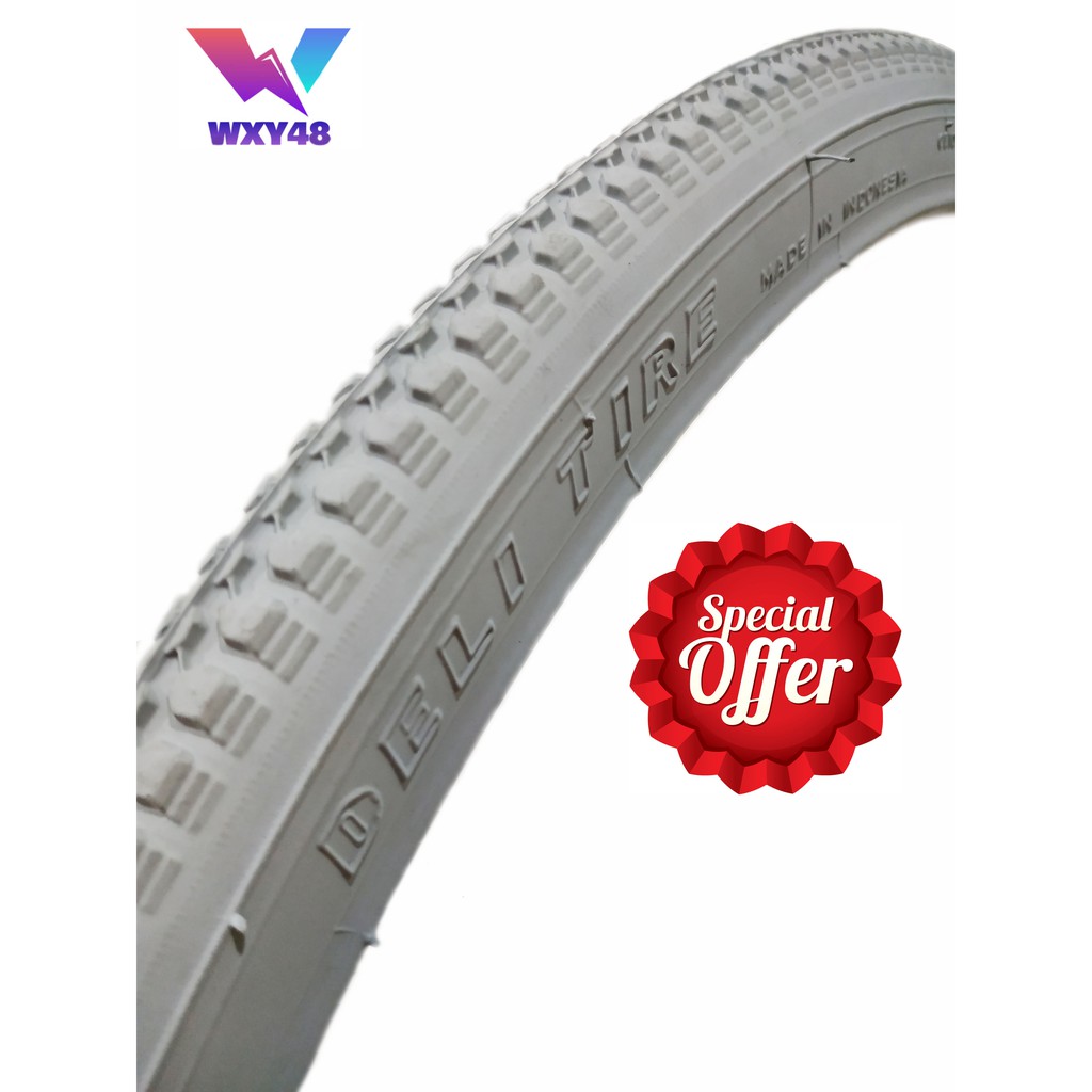 DELI Tyre/pcs GREY COLOUR 24 x 1 3/8 (37-540) | Shopee Malaysia