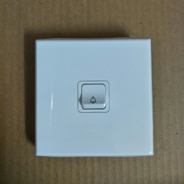 PDL 1 gang 1 way spring return plate switch marked bell symbol | Shopee ...
