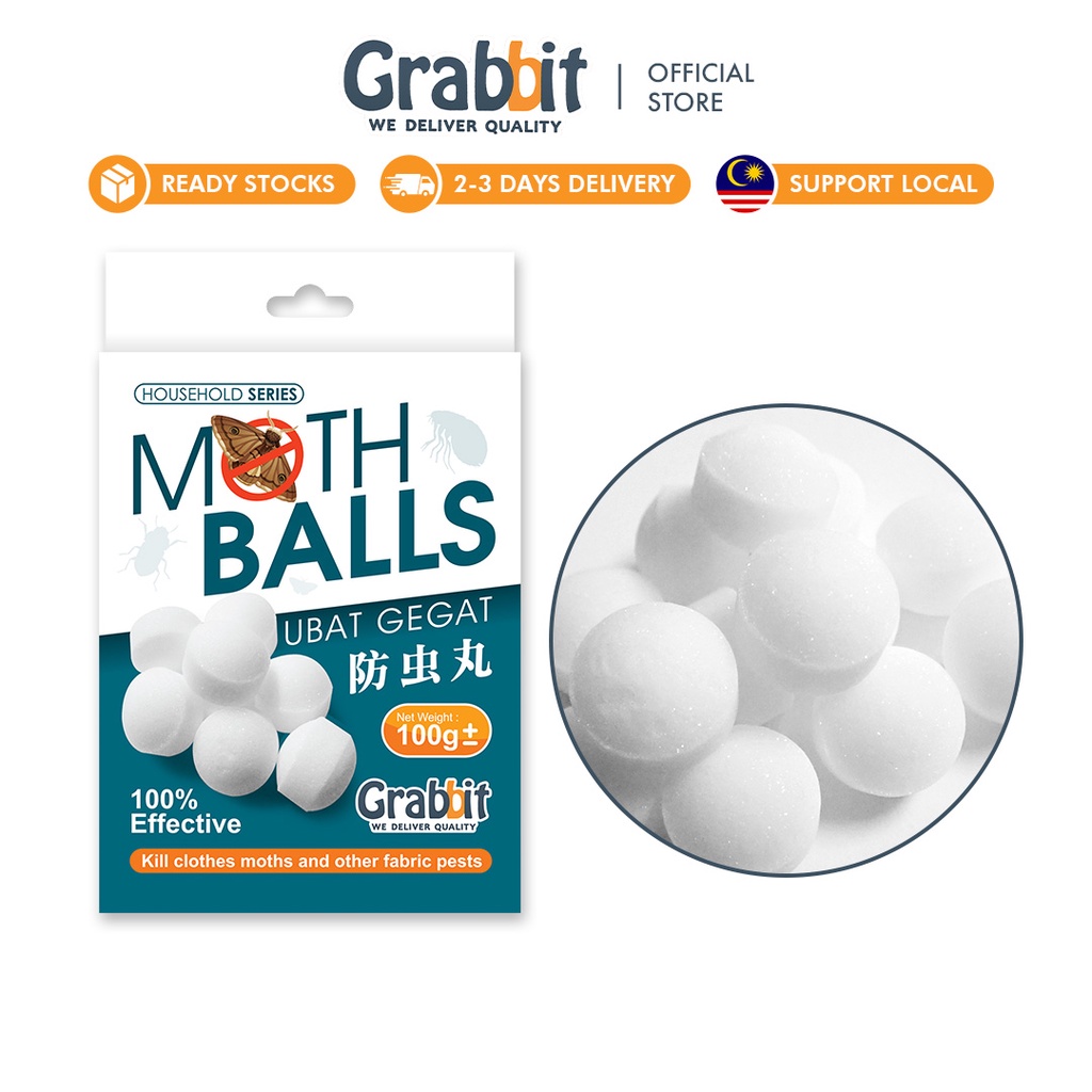Grabbit Deodorant Moth Ball Drawer (100g) | Shopee Malaysia